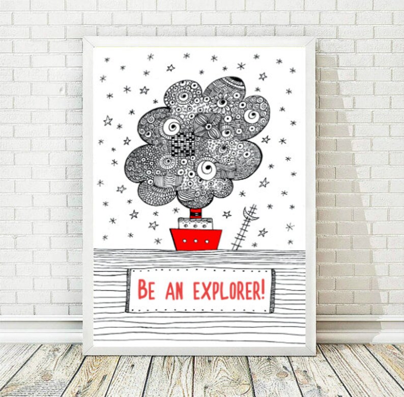 Be an Explorer INSTANT DOWNLOAD Print - Etsy