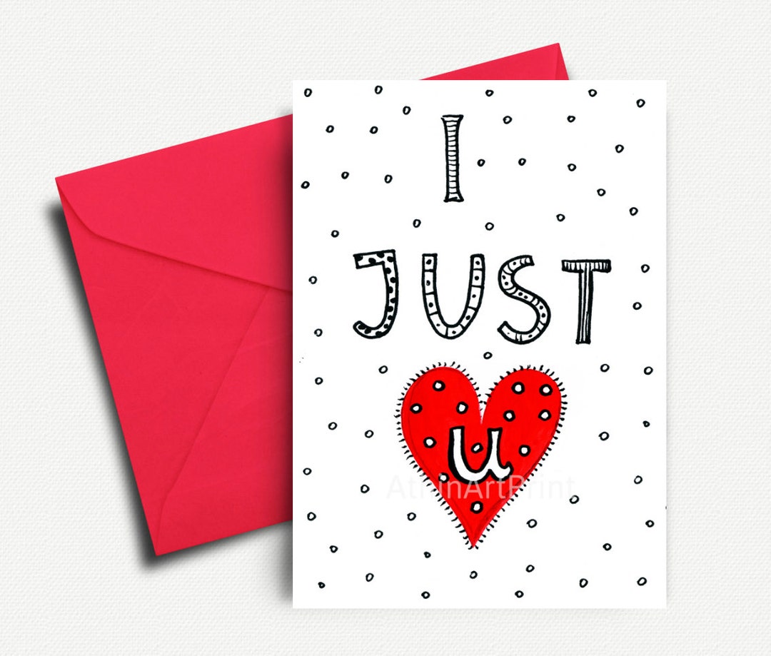 Valentine Card, Printable Love Card, Love Greeting Cards, Anniversary ...