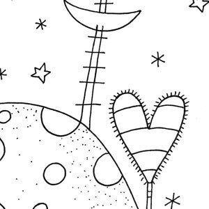 MAGIC Fantasy Coloring Card | Printable Digital Coloring Card | INSTANT ...