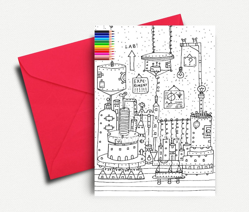 Printable Coloring Cards