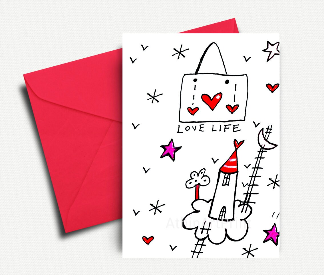 Printable Love Card for the LOVE of Your Life | INSTANT DOWNLOAD - Etsy