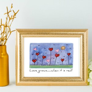 True Love Print | Printable Poster, Anniversary Gift, Wall Art ...