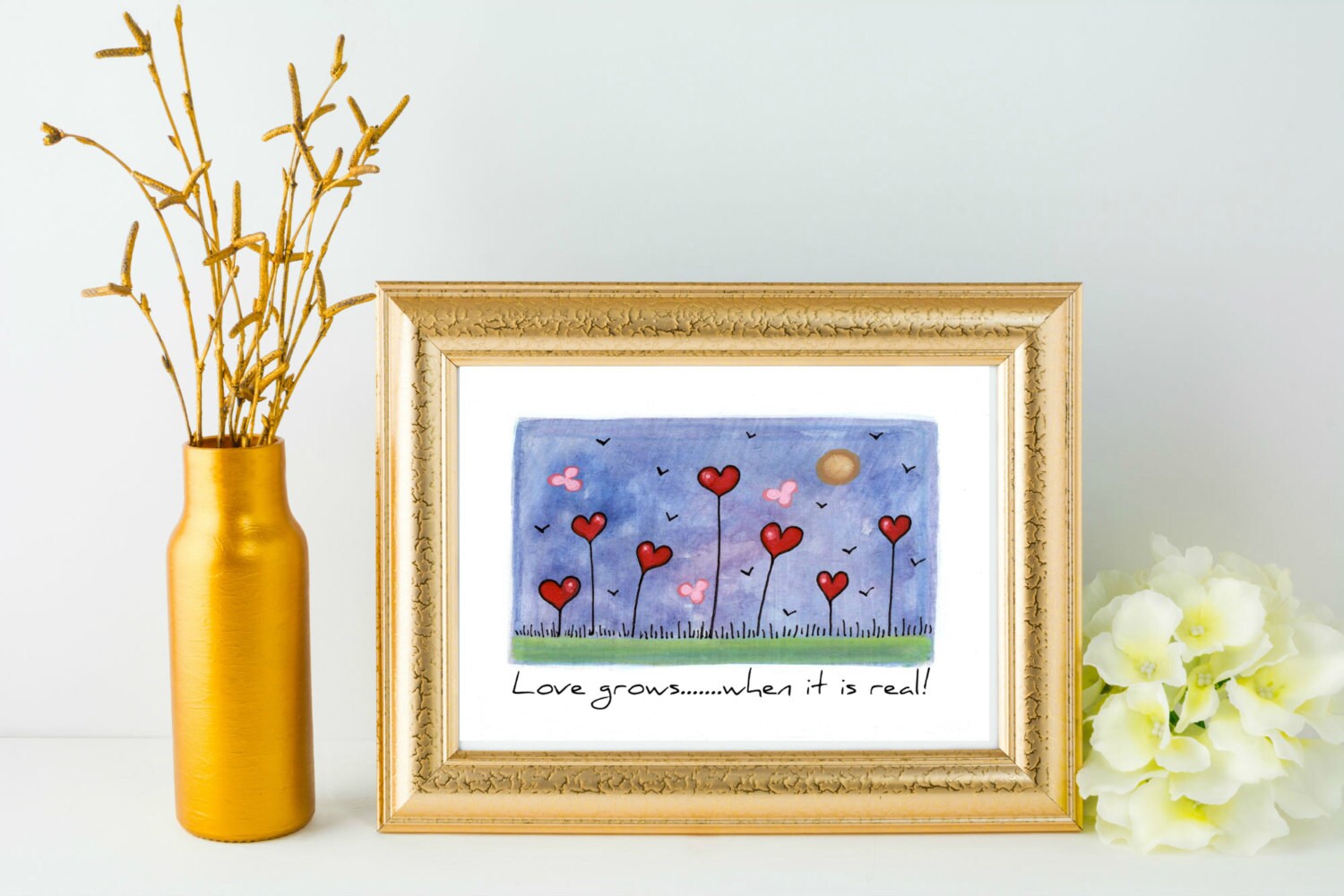 True Love Print Printable Poster, Anniversary Gift, Wall Art INSTANT ...