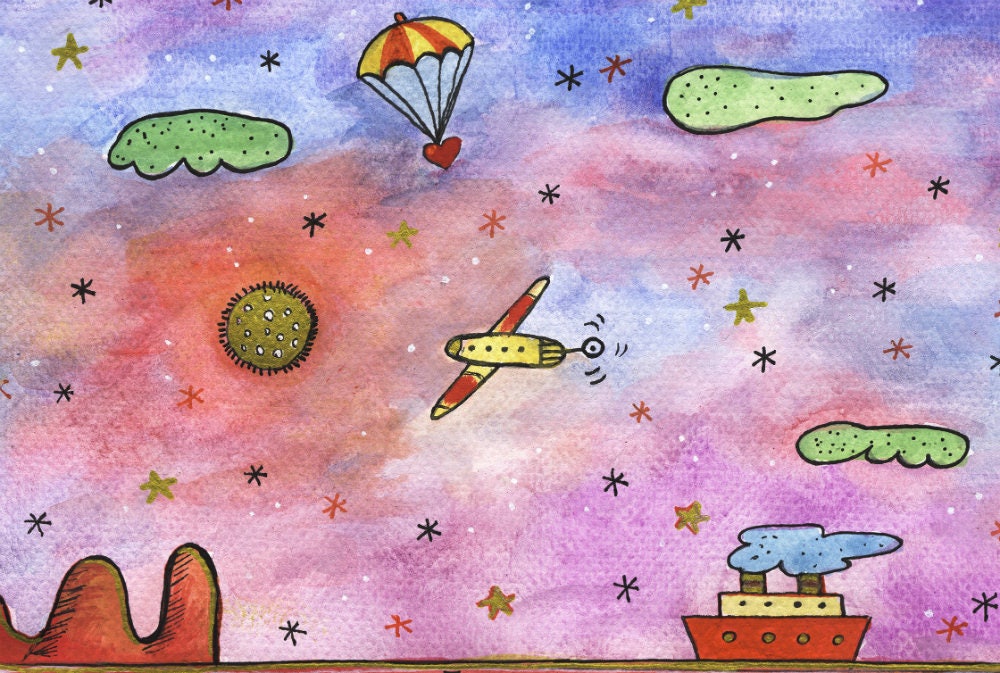 Happy Pastel Card for Any Occasion Printable & INSTANT DOWNLOAD - Etsy