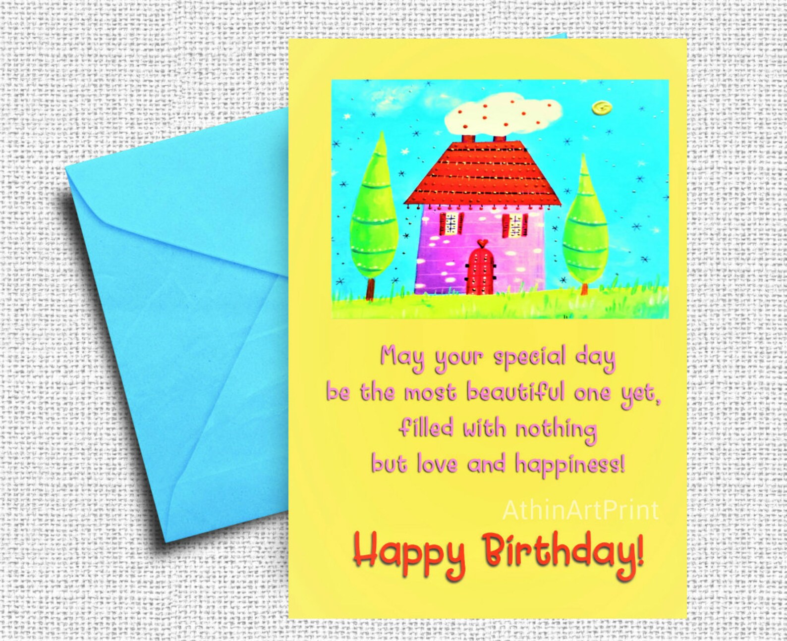 Card for a Special Day! | Printable Birthday Card - Etsy