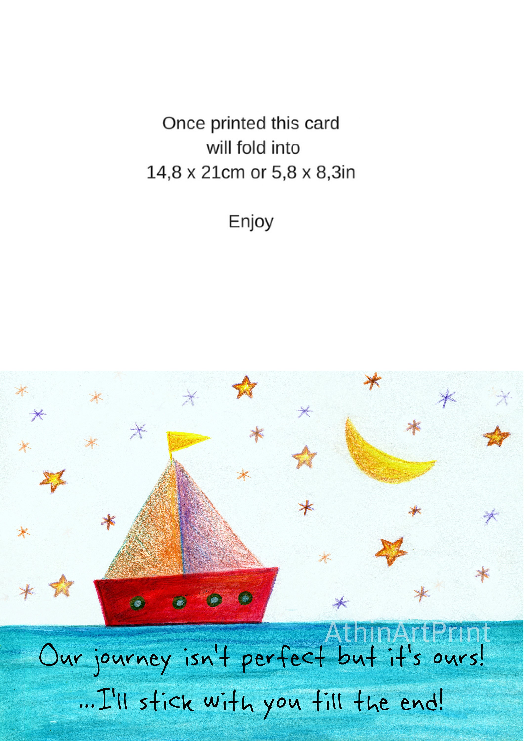 TOGETHER FOREVER Printable Anniversary Card, Love Greeting Cards ...