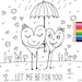 Here for You Printable Coloring Page | Adults/kids at Home Activity ...