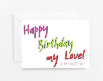 A Fun and Crazy Happy Birthday Card INSTANT DOWNLOAD | Etsy