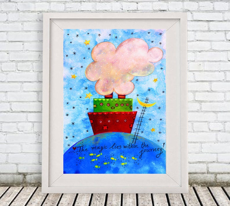 Nursery Printable Art Τhe Magic Lies Within the Journey Kids Decor ...