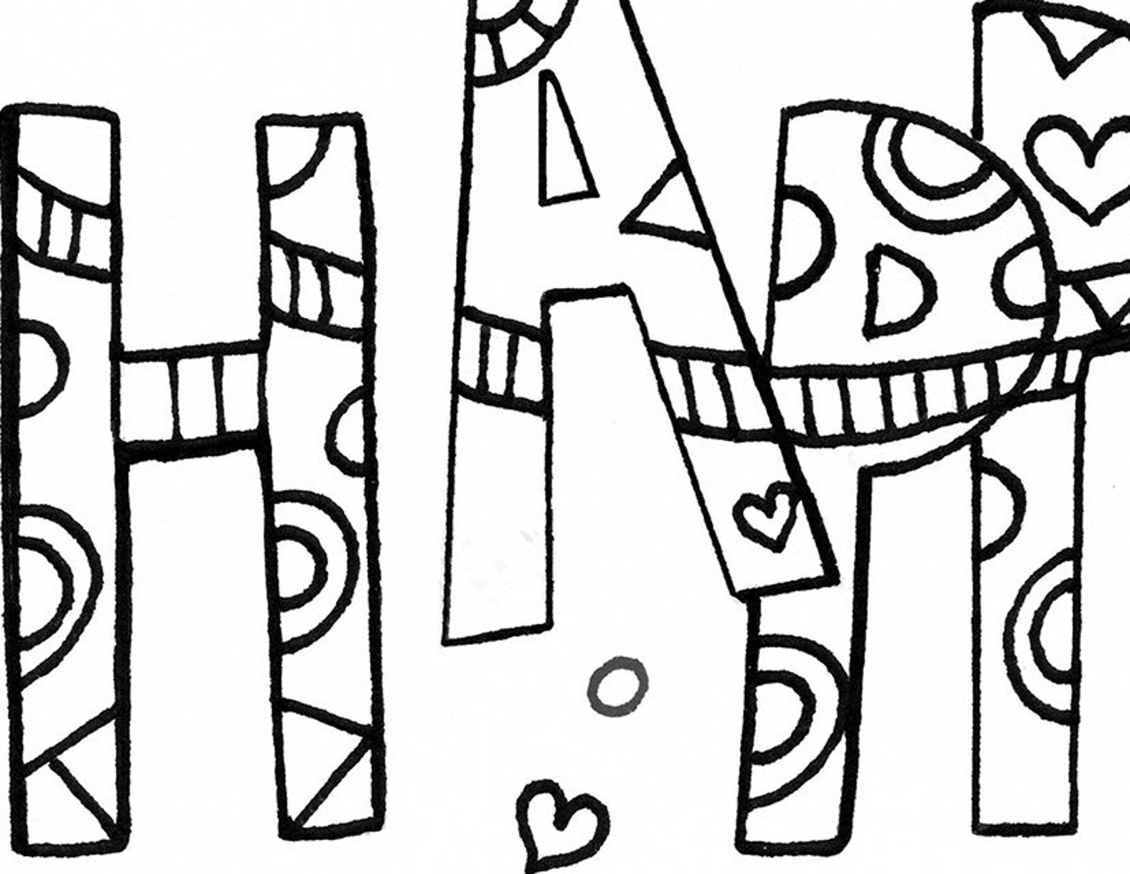 Happy Birthday With Hearts | Printable Activity for Kids - Etsy