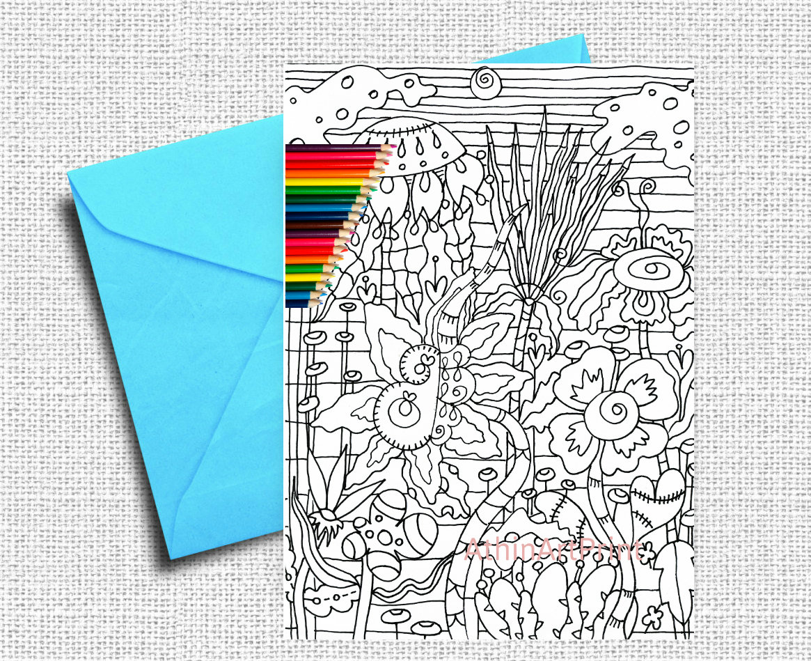 Cards To Print And Color