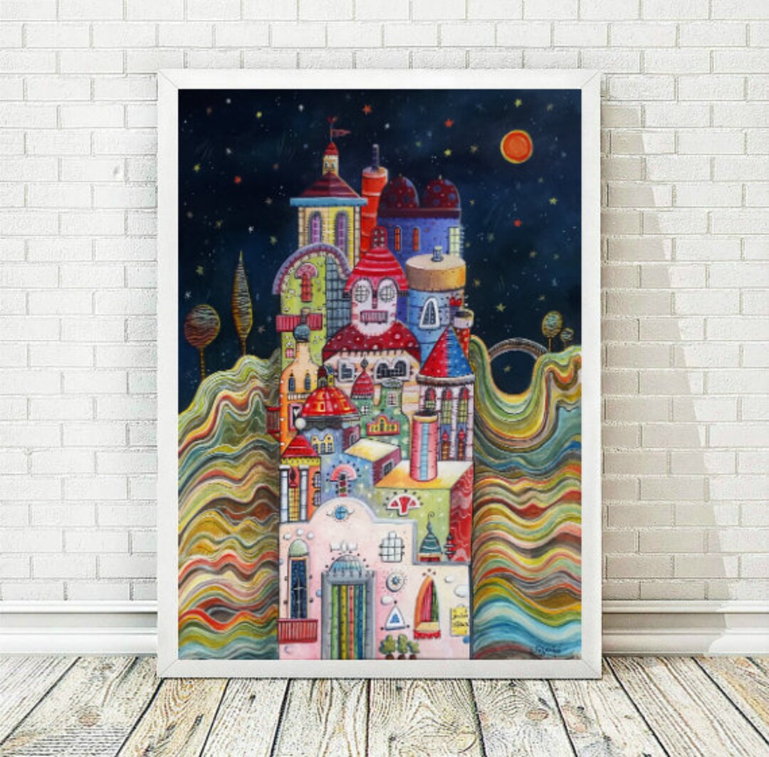 Abstract Multicolor Print | INSTANT DOWNLOAD - Etsy