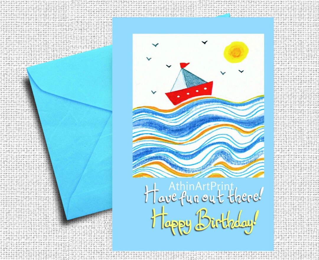 Have Fun Out There! | Happy Birthday Card | INSTANT DOWNLOAD - Etsy