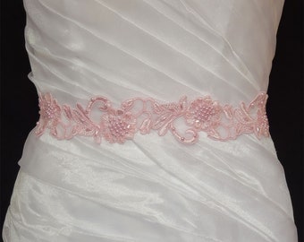 Pink Wedding Sash | Etsy