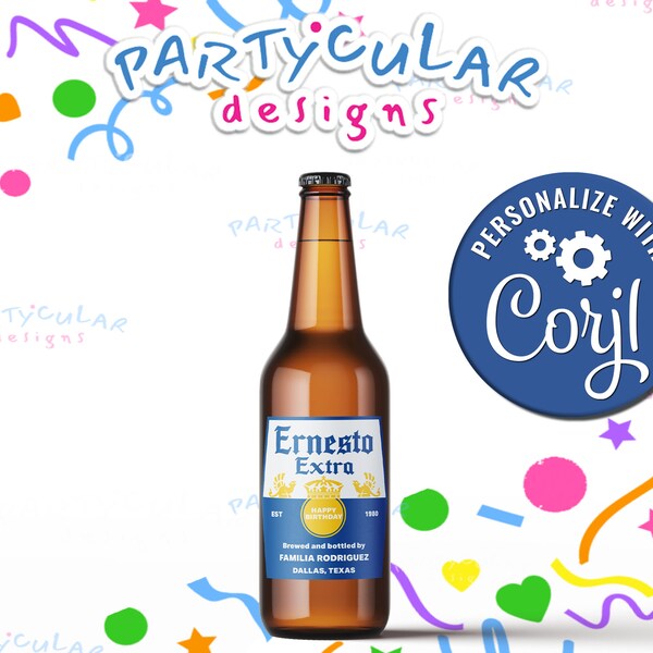 Custom Beer Label - Etsy