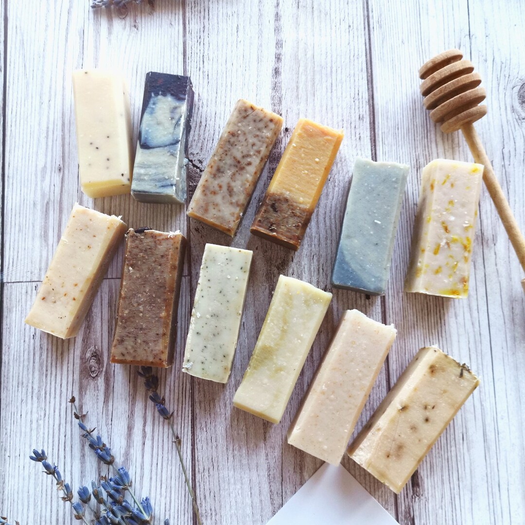 12 Mini Guest Soaps Set Soap Sample Bundle Natural & Handmade Bar Soap ...