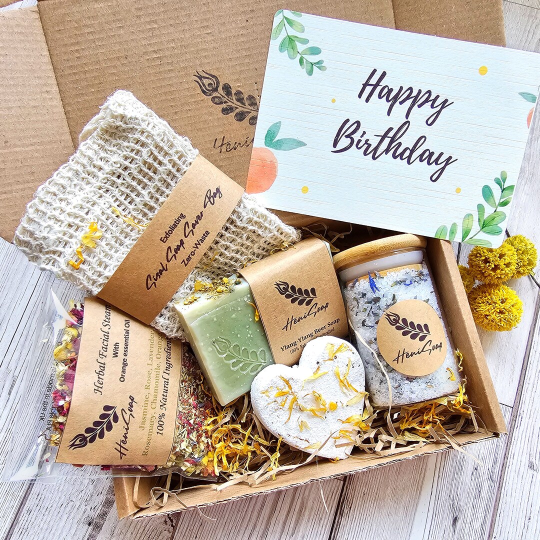 Happy Birthday Pamper Gift Box for Her Unique Gift Ideas Birthday ...