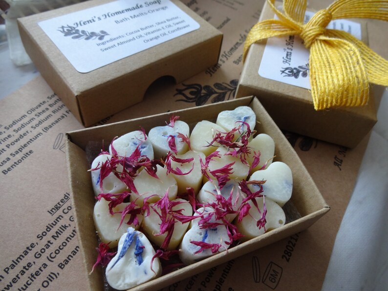 Natural Mini Bath Melts 15 piece Aromatherapy Solid Bath Oils | Etsy