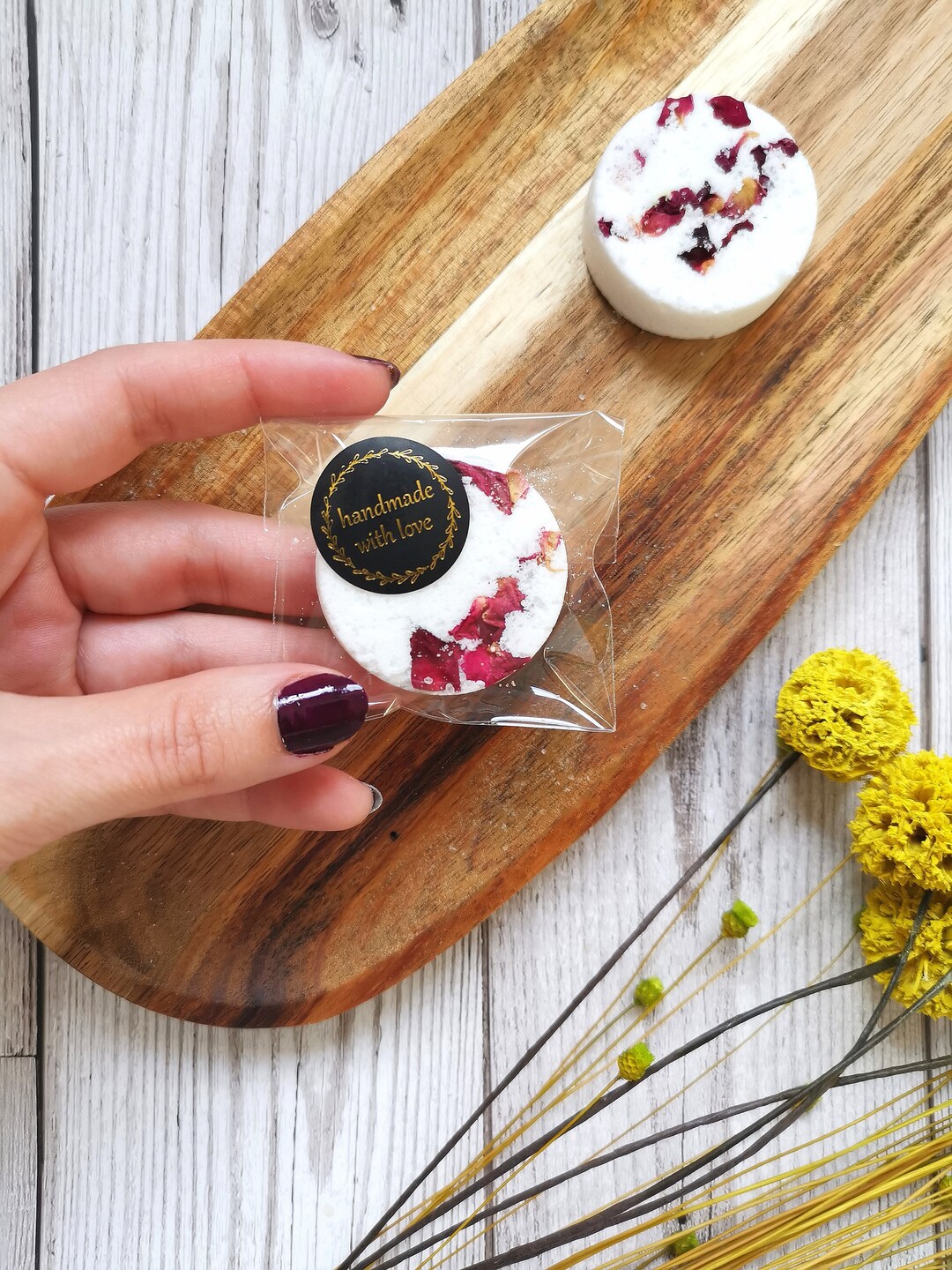 Mini Bath Bomb Party Favours Wedding Favour Natural Bath - Etsy UK