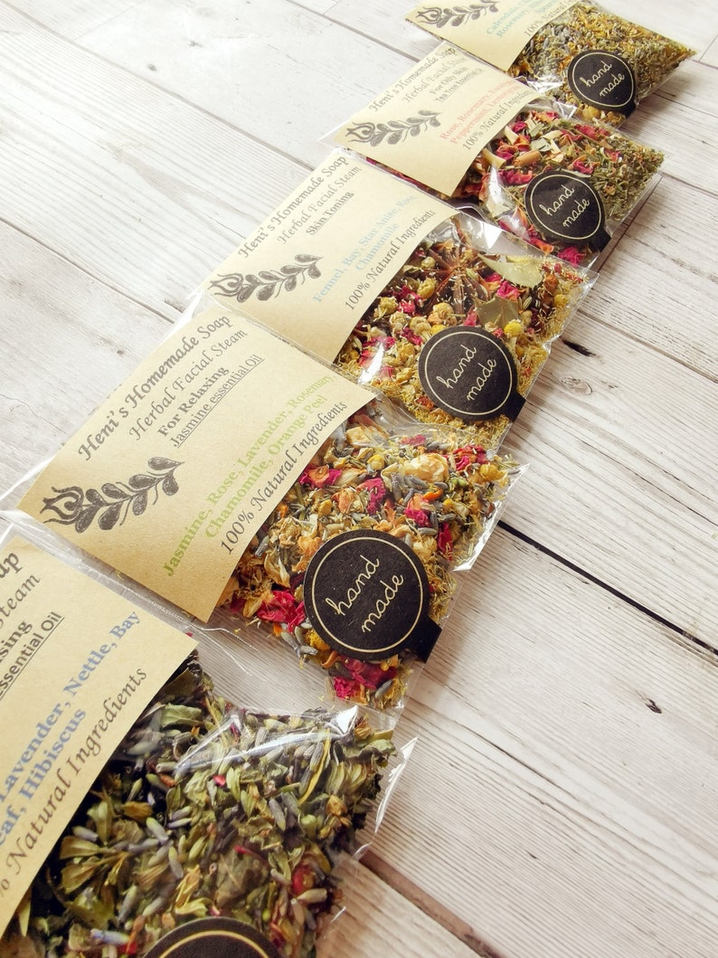 Dried Herbs Facial Steam Wedding & Party Favours Hen Do - Etsy