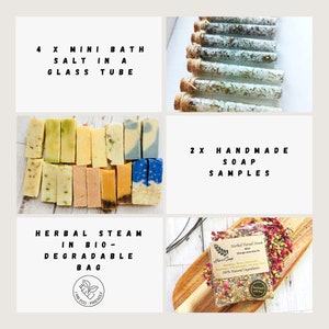 Luxury Pamper Set - Mini Sample Gift Box for Her - Handmade & Natural ...