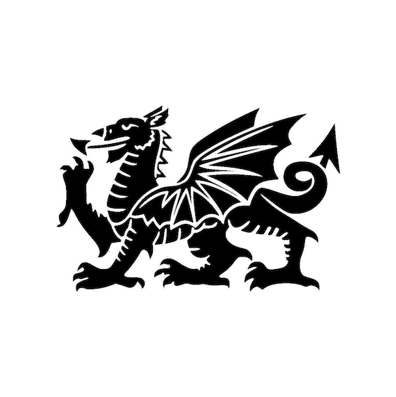 Black Welsh Dragon