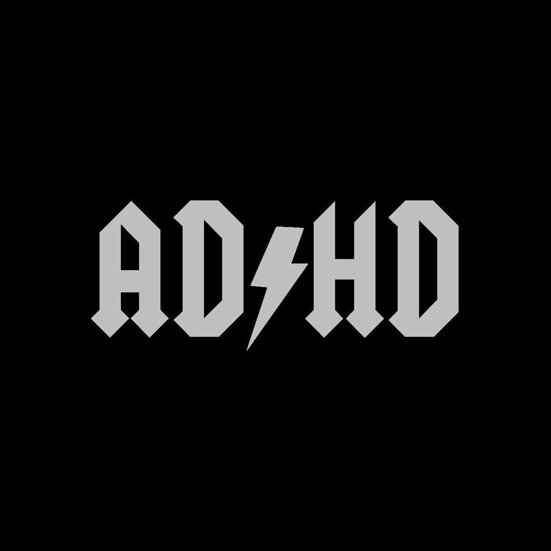 ADHD Vinyl Decal Die Cut Sticker - Etsy