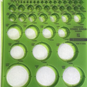 STAEDTLER Professional Combo Circle Template #977 110, Circle Stencil ...