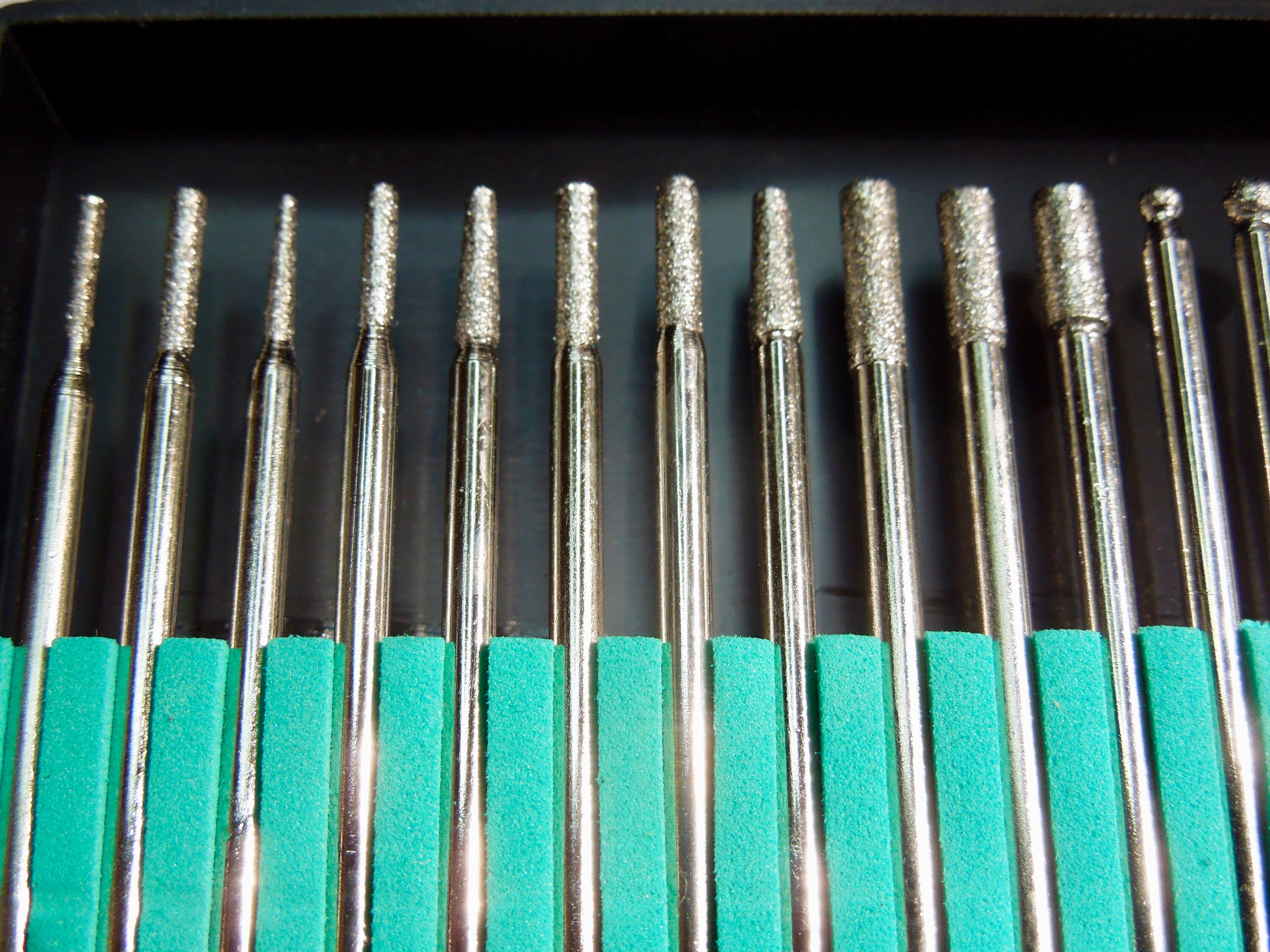 Diamond Bur 20 Piece Assortment Set of 150 grit 3/32 | Etsy