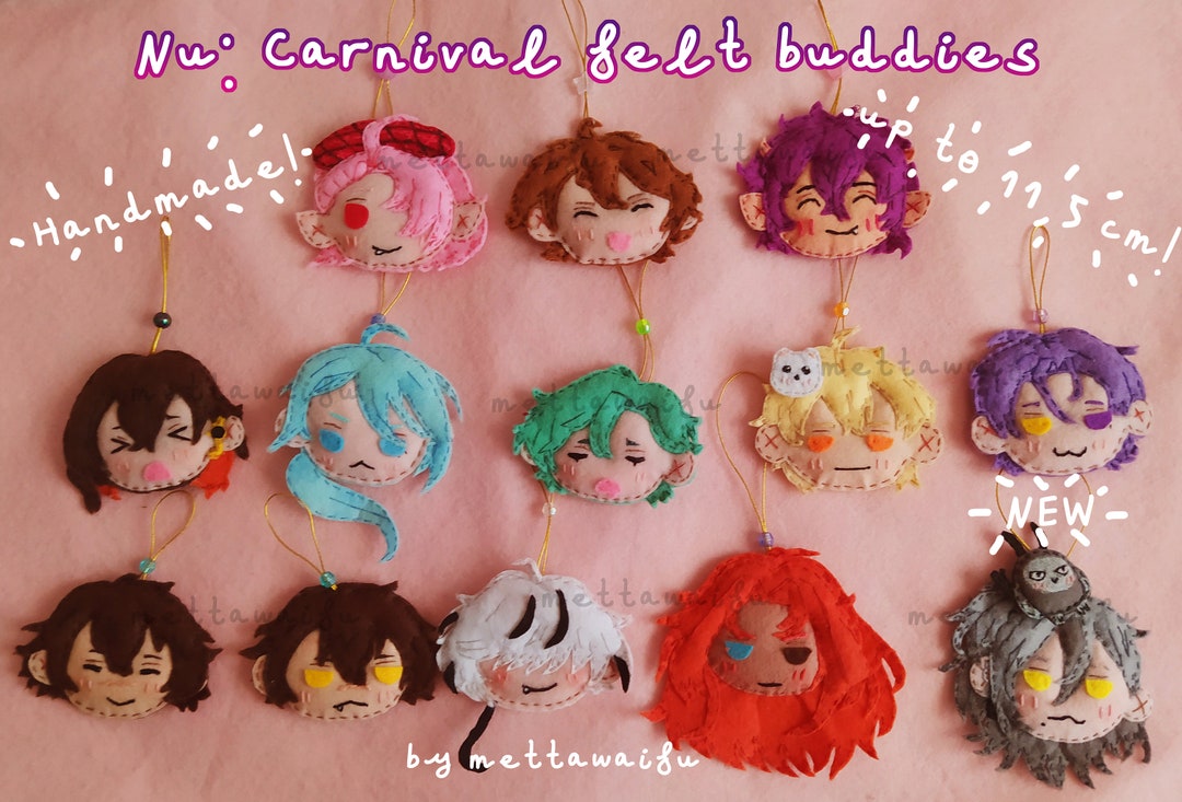 Rei is Now Available!!! - READ DESC- Nu: Carnival Felt Buddies! - Etsy