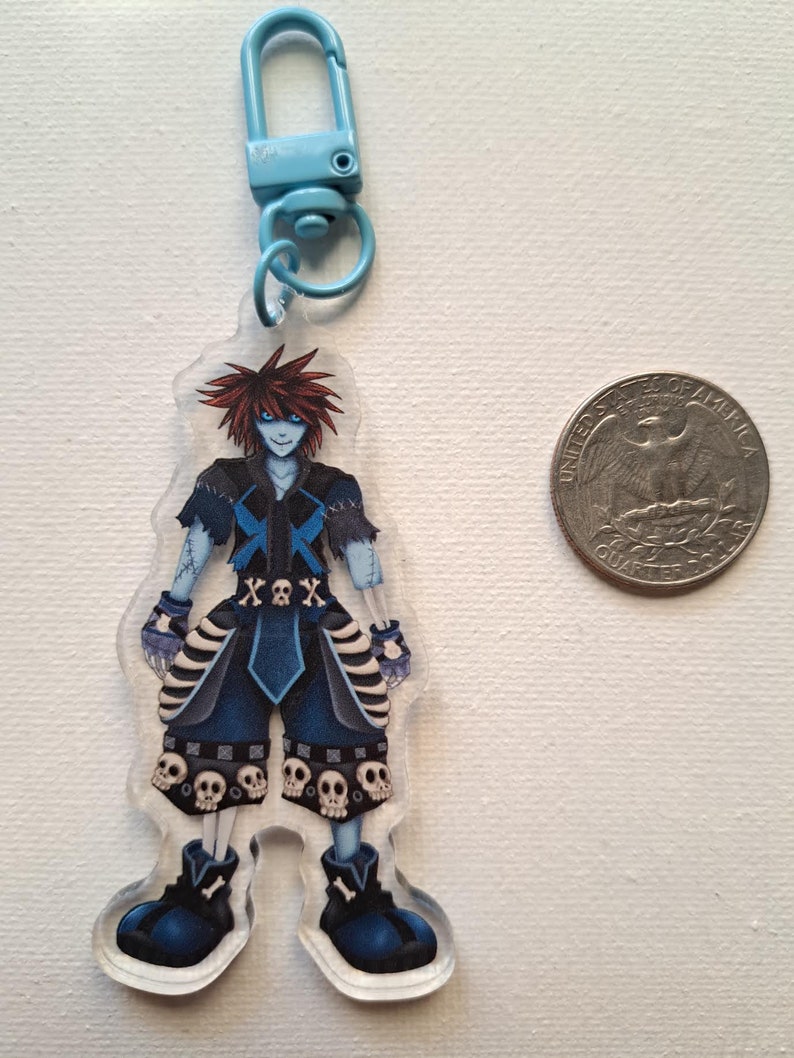 Kingdom Hearts Corpse Bride Keychain - Etsy