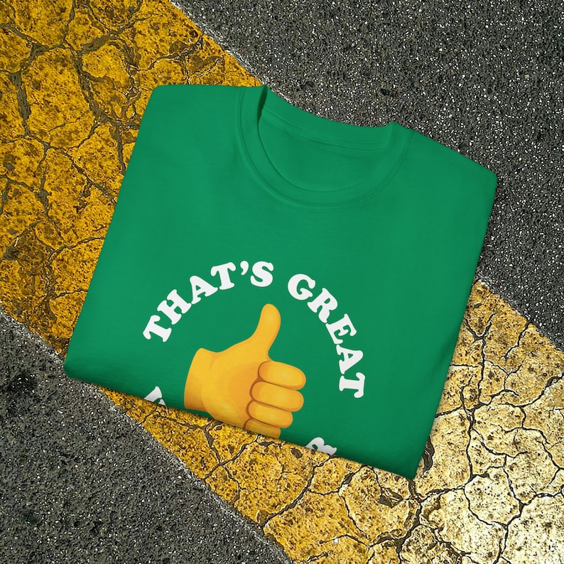 Thumbs up Emoji Unisex Tshirt Crew Neck Texting Meme Tee Loose Fit ...