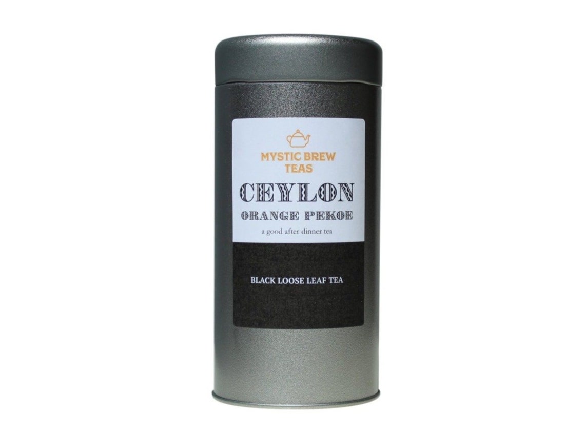Mystic Brew Teas Ceylon Orange Pekoe Tea - Etsy