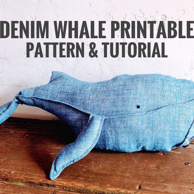 Whale Sewing Pattern Bag - Etsy