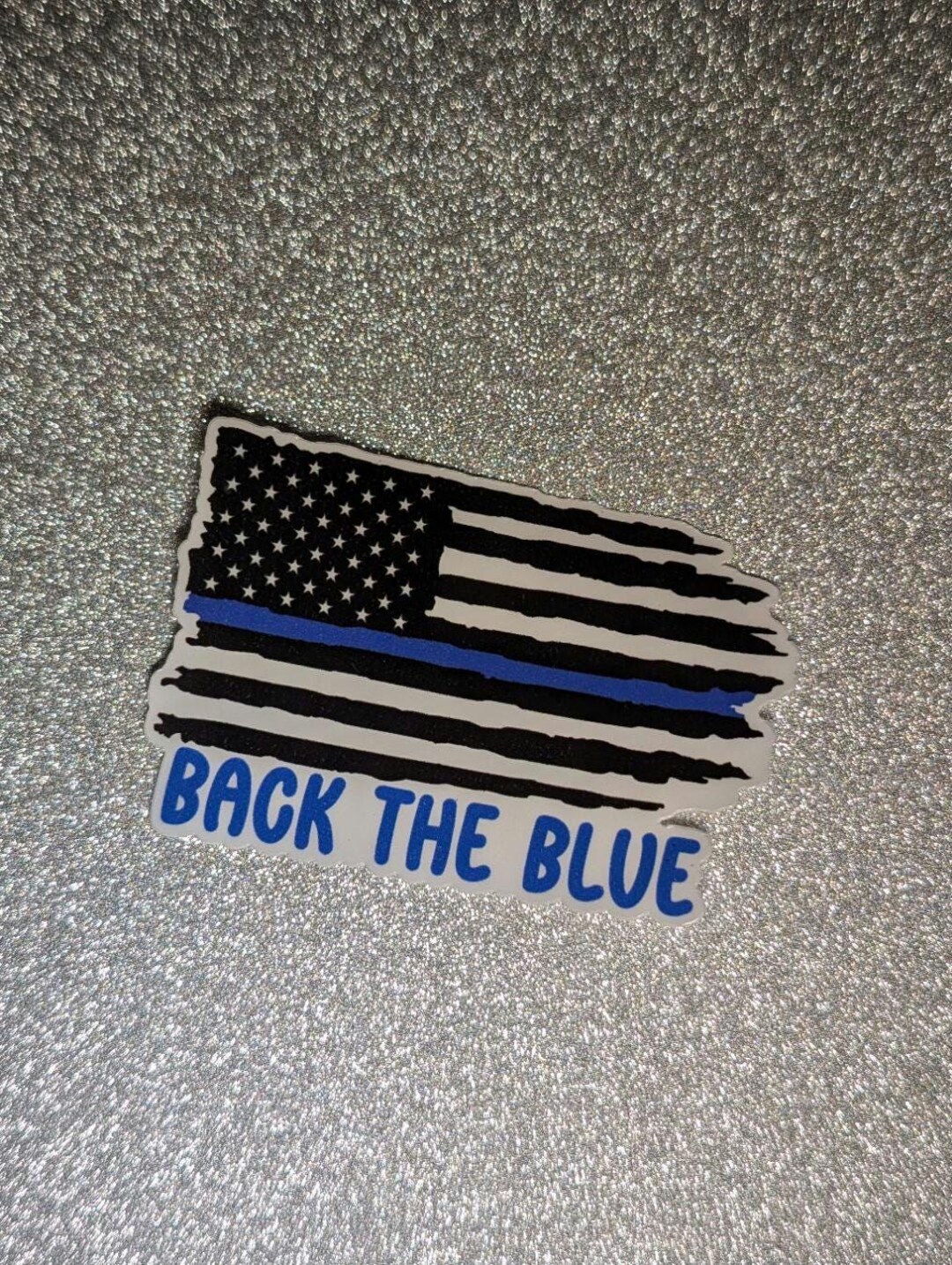 Back the Blue Sticker - Etsy