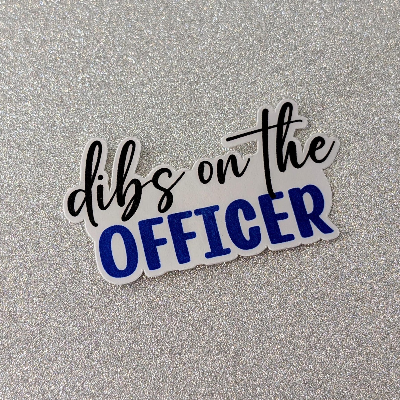 Dibs on the Officer. Police Sticker - Etsy