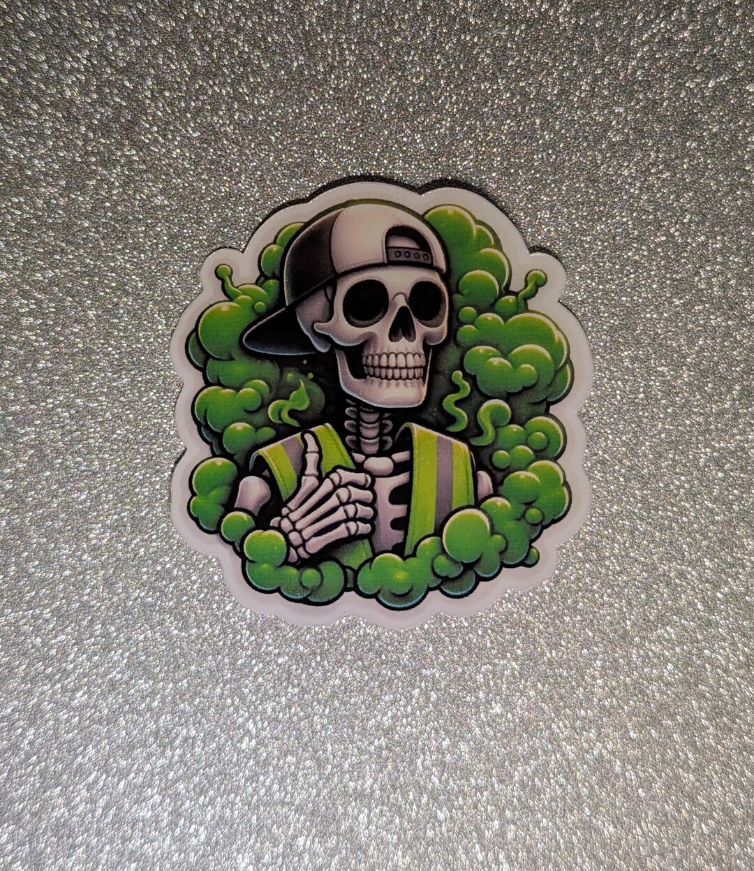 Acid Skeleton Worker Sticker - Etsy