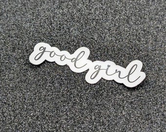 Good Girl Y2K Holographic Sticker - Etsy
