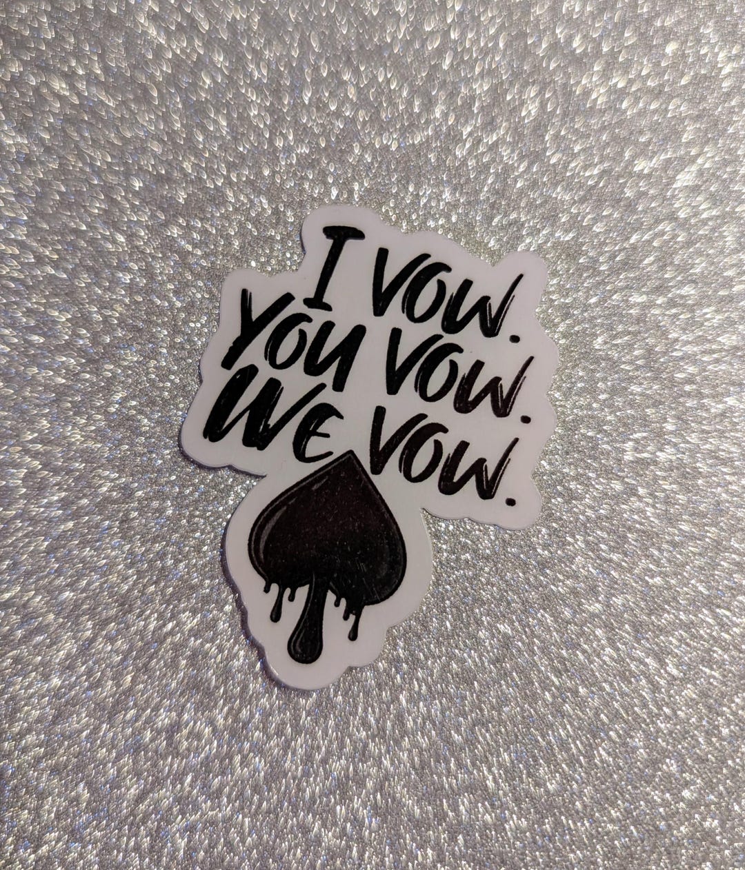 I Vow, You Vow, We Vow Sticker - Etsy