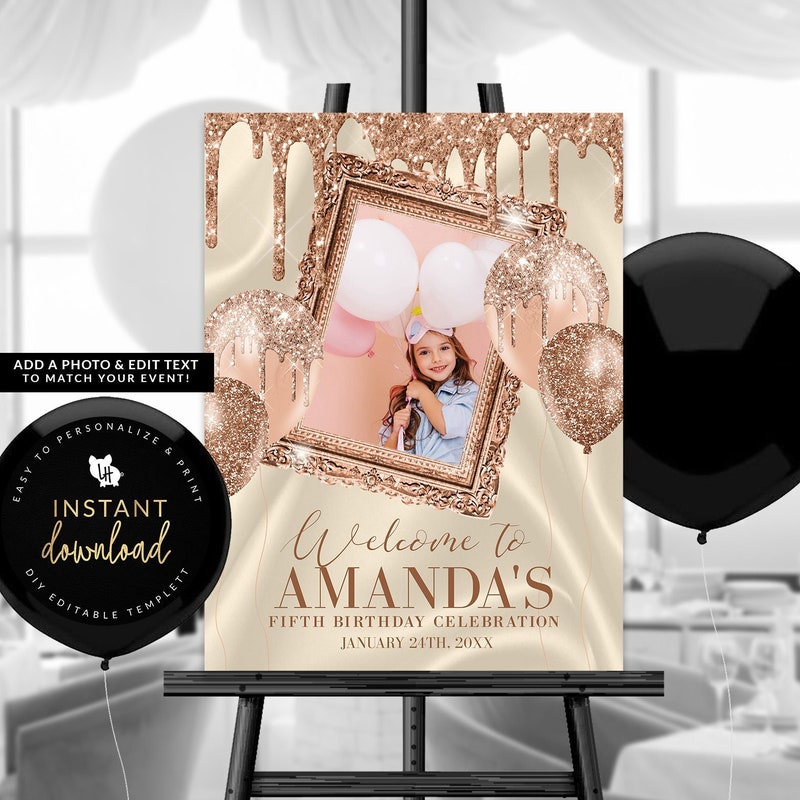 Rose Gold Sign - Etsy