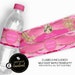 Pink and Gold Water Bottle Labels Pink Agate Water Label - Etsy