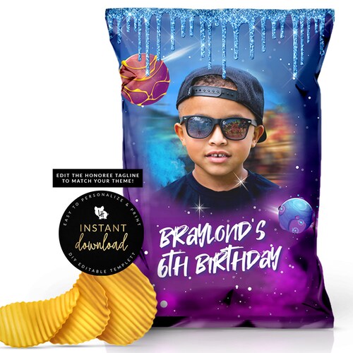 Astronomical Chip Bag Galaxy Chip Bag Outer Space Chip Bag - Etsy