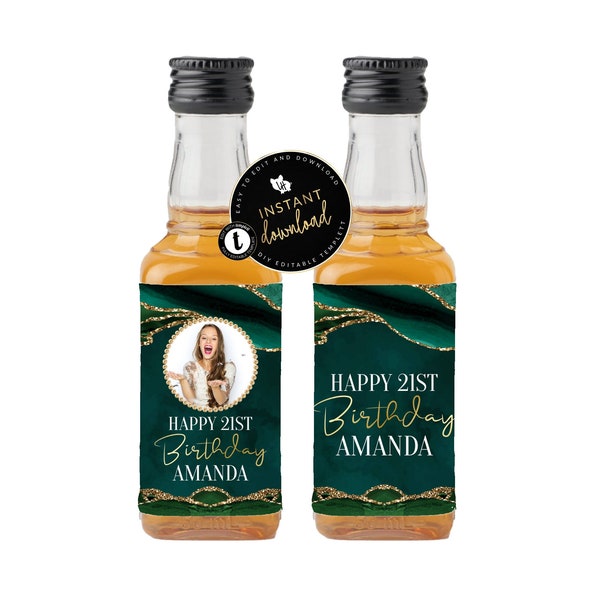 Mini Bottle Labels - Etsy