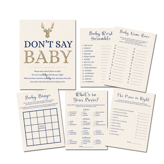 Hunting Games For Baby Shower