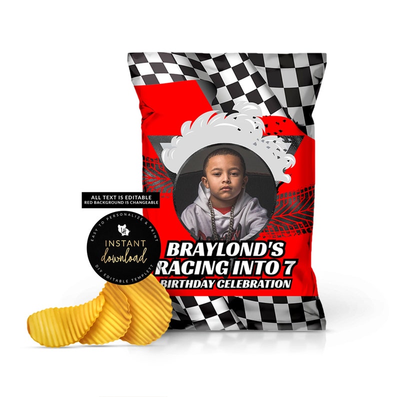 Racing Chip Bag Race Car Chip Bag Two Fast Chip Bag Racing - Etsy Singapore