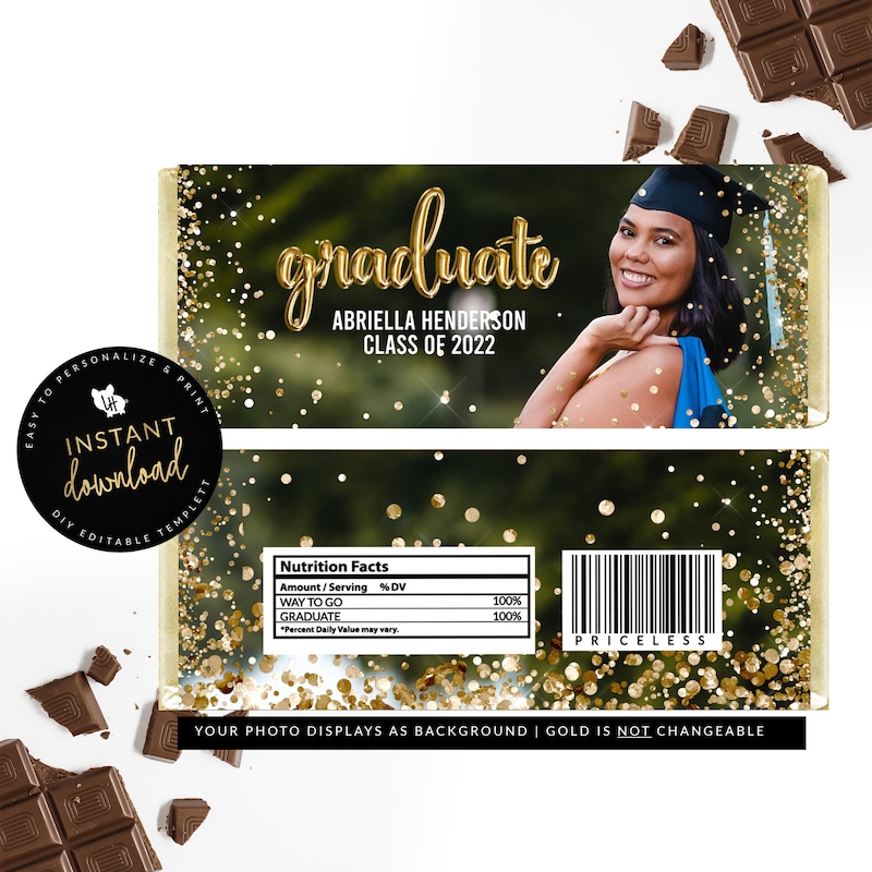 Graduation Candy Labels - Etsy