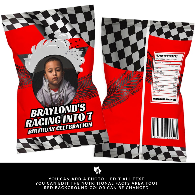 Racing Chip Bag Race Car Chip Bag Two Fast Chip Bag Racing - Etsy Singapore