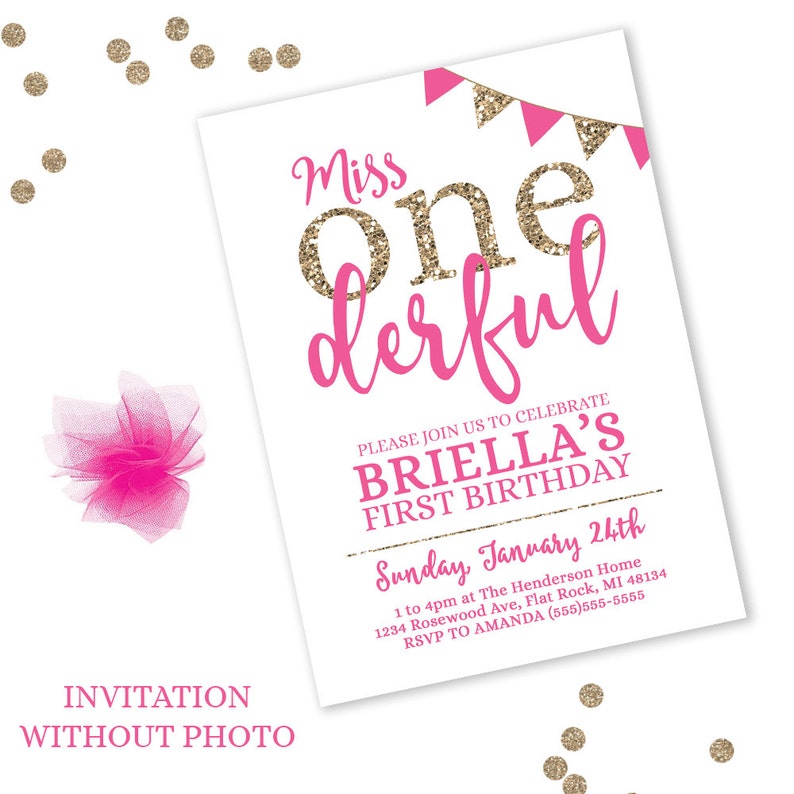 Onederful Birthday Invitation Miss Onederful Birthday Theme - Etsy Onederful Birthday Invitation Miss Onederful Birthday Theme - Etsy