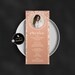 Rose Gold Menu Card With Photo, Photo Menu Card, Printable Menu, Rose ...