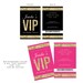 VIP Invitation, Gold VIP Insert for Lanyard, VIP Pass Invitation, Vip ...